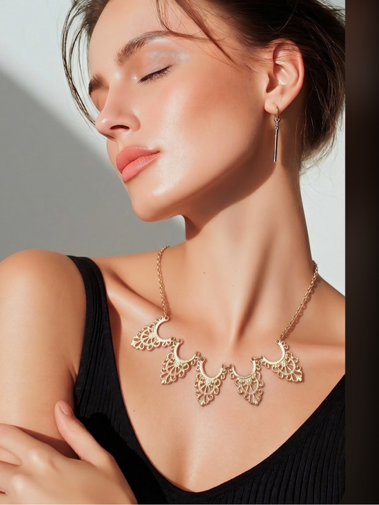 Plunder | Jewelry | Ellison Necklace By Plunder Design Is A Goldtoned ...